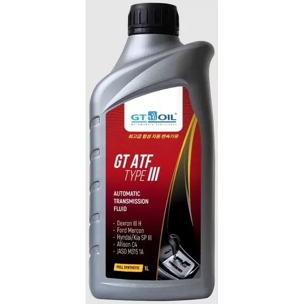 GT OIL ATF TYPE-III DEXRON III H Масло трансмиссионное (1л ...