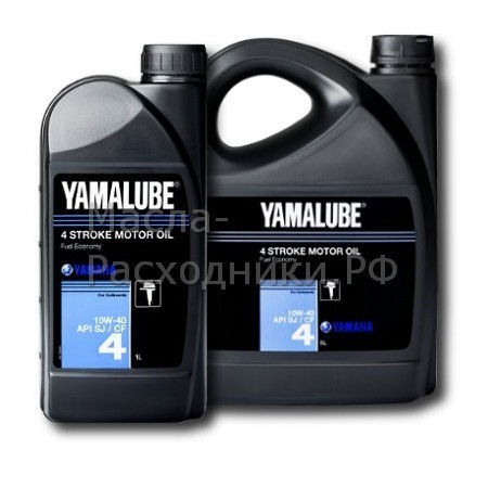 Масло для 4-х тактных лодочных моторов Yamalube 4 10W-40 (5л ...