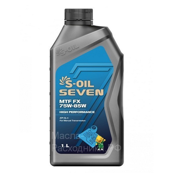 Масло для МКПП S-oil SEVEN MTF FX 75W-85W GL-4 (1л) E107740 DRAGON ...